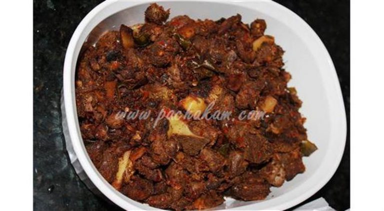 Kerala Easy Mutton Fry Recipe - pachakam.com