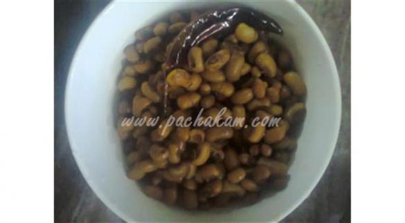 Mambayar (Van Payar-Red Cow Peas) Upperi Recipe - pachakam.com