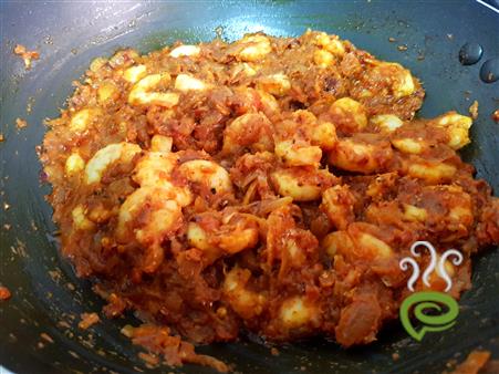 Kadai Prawns Recipe - pachakam.com