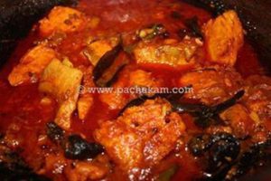 Spicy Salmon Curry - Travancore Style Recipe - pachakam.com