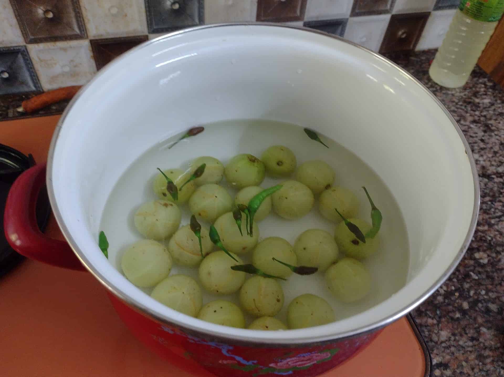 Nellikka Uppilittathu | Gooseberry Pickle - pachakam.com