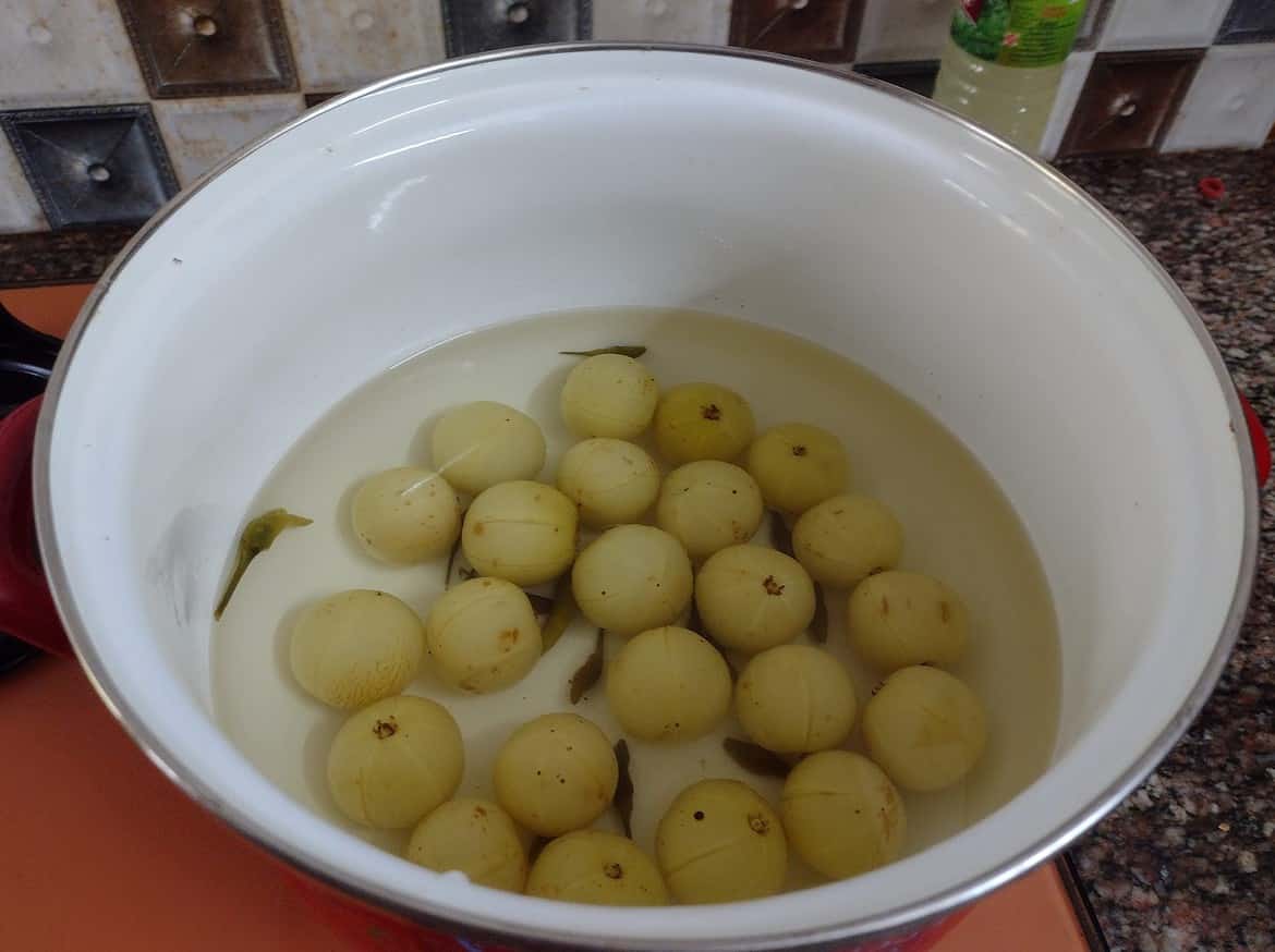 Nellikka Uppilittathu | Gooseberry Pickle - pachakam.com