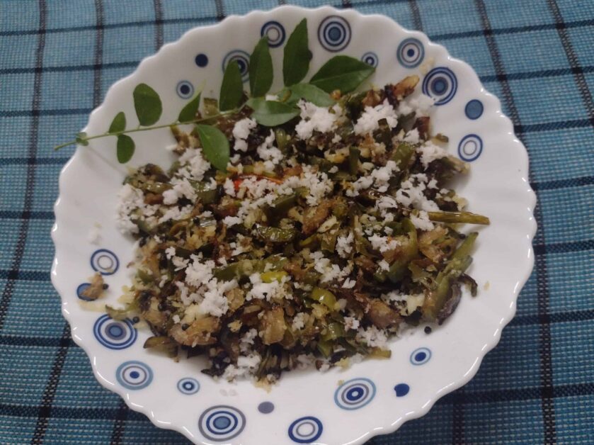 Amarakka Upperi | Broad Beans Stir Fry Recipe - pachakam.com