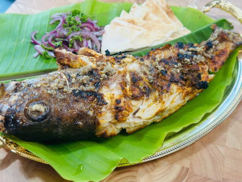 Grilled Hamour Fish With Video Recipe - pachakam.com